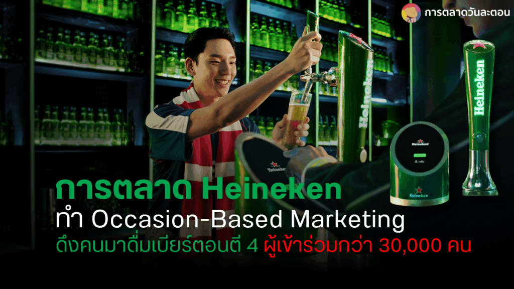 การตลาด Heineken ทำ Occasion Marketing ดึงคนมาดื่มเบียร์ตอนตี 4