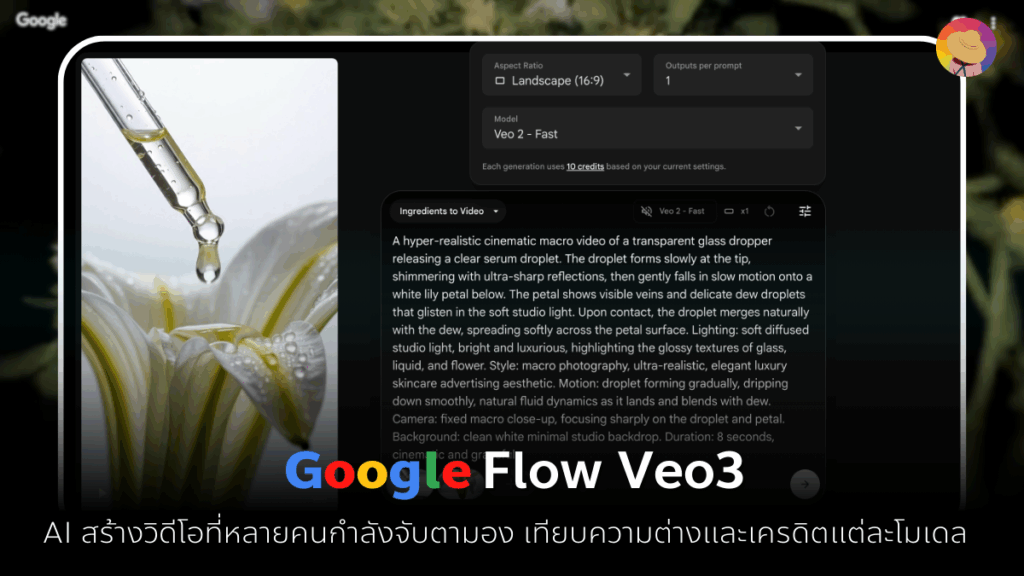 Google Flow Veo3 AI สร้างวิดีโอที่หลายคนกำลังจับตามอง