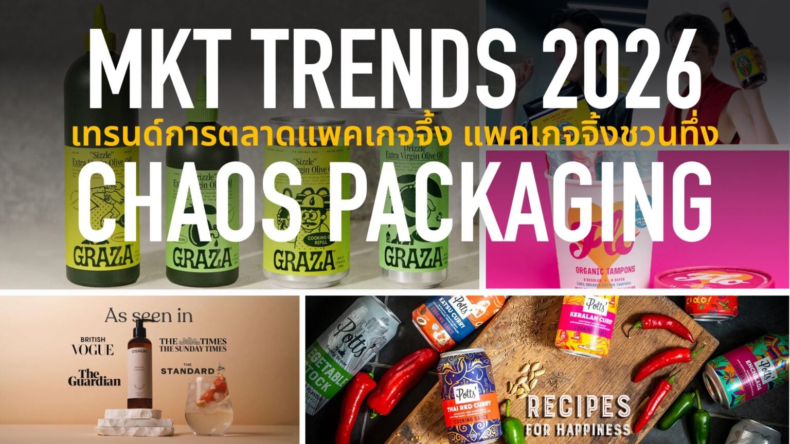 Marketing Trends 2026: Chaos Packaging แพคเกจจึ้ง การตลาดด้วยแพคเกจจิ้ง