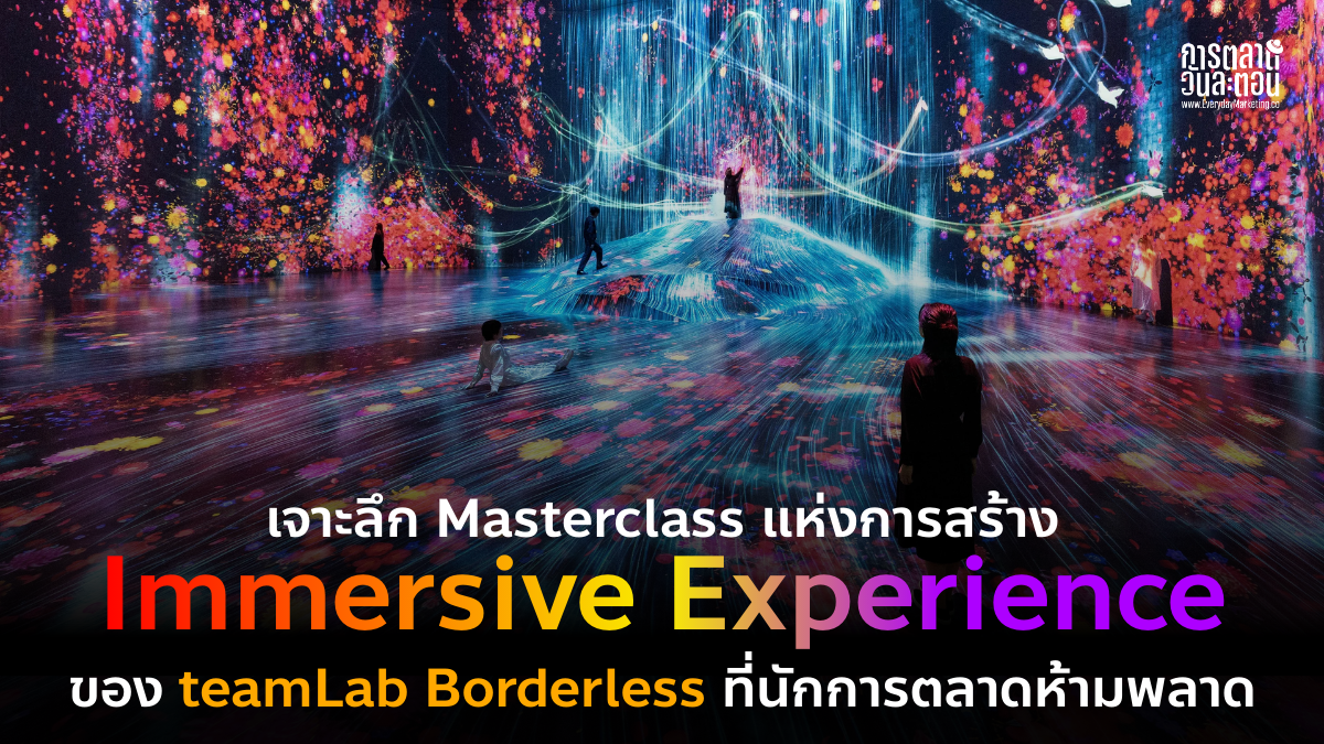 เจาะลึก Immersive Experience ของ teamLab Borderless
